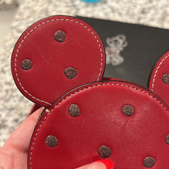 COACH X DISNEY Mickey coin purse NIB